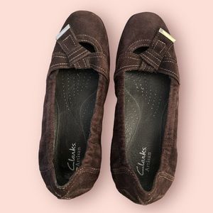 Clarks | Shoes | Clarks Womens Brown Suede Shoes 7m Active Air | Poshmark